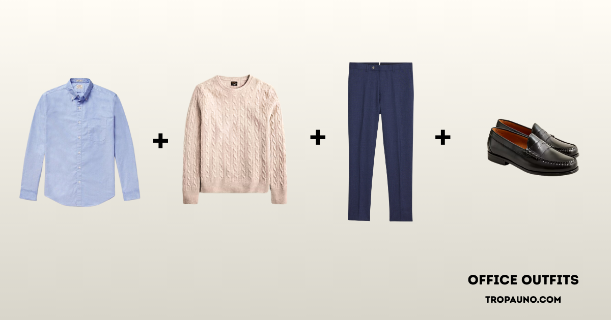 5 Smart Office Outfits You Can Copy to Look Sharp in Minutes - Tropa Uno